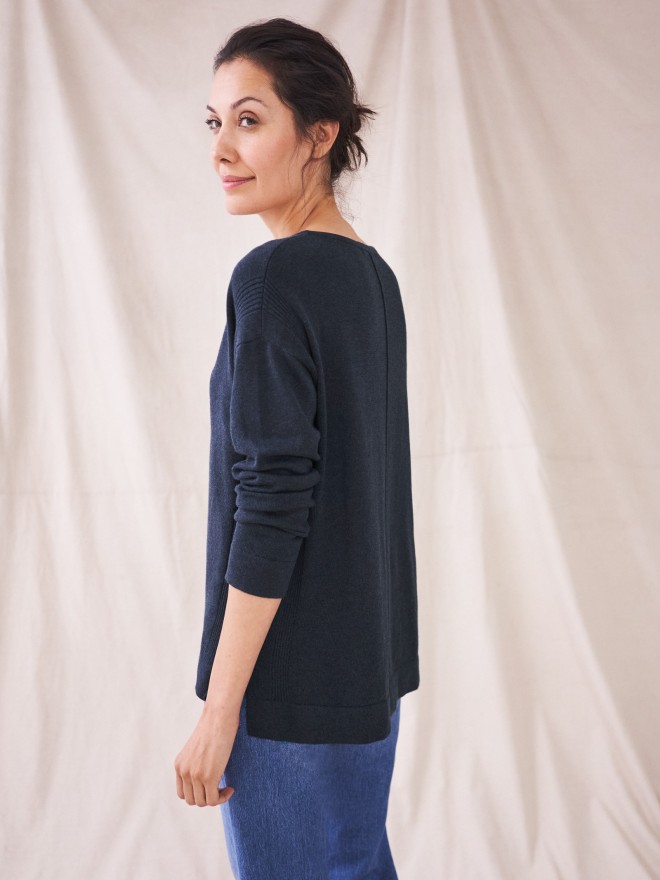 PULL OLIVIA JUMPER NAVY 461681 - WHITE STUFF LESNEVEN